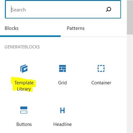 Build a local template using GenerateBlocks Pro