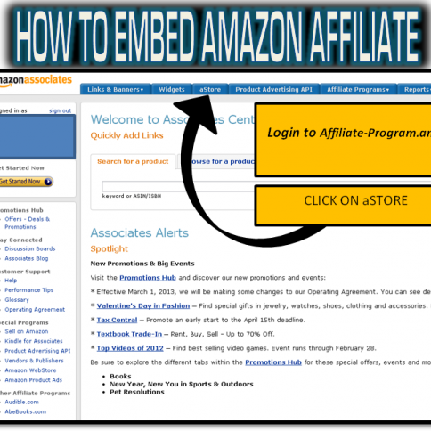 How to Embed Amazon Affiliate Store