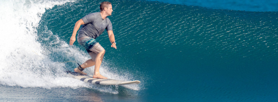 Riding the waves at last!