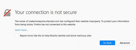 Your Connection Is Not Secure : How To Fix