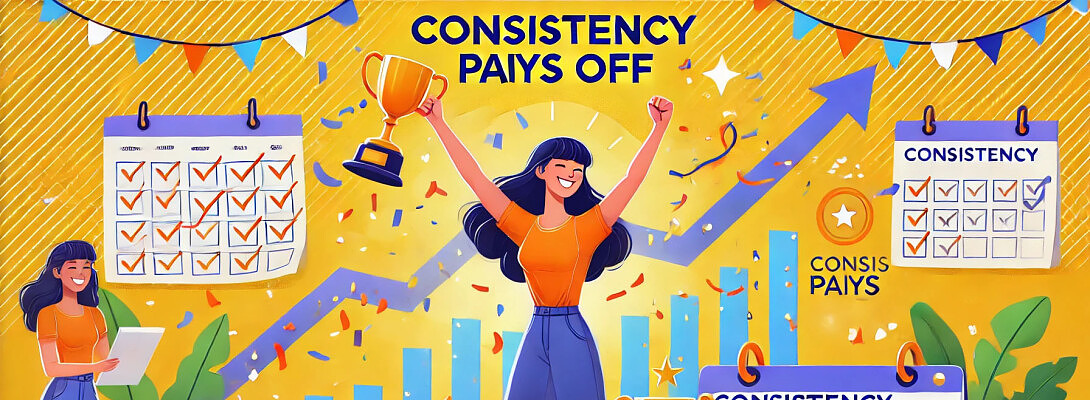 Consistency pays off!