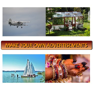 Make your own advertisement free
