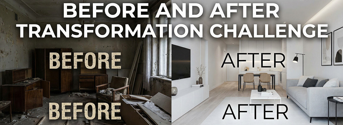 December Challenge #3: The Before and After Transformation Challenge ...