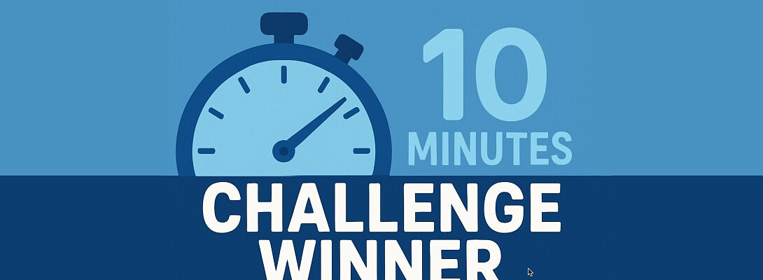 Weekly Challenge WINNERS: 10-Minute Action Challenge
