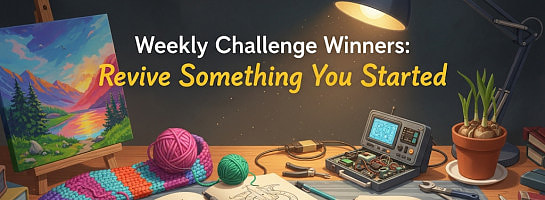 Weekly Challenge Winners: Revive Something You Started