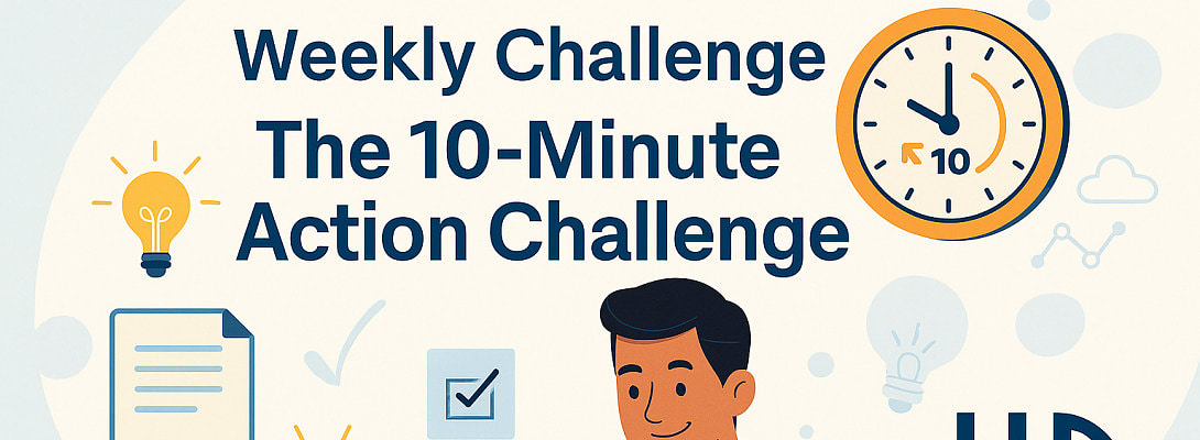 Weekly Challenge: The 10-Minute Action Challenge