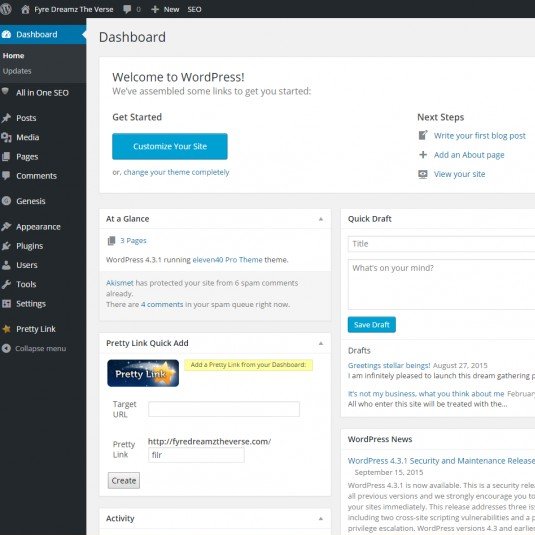 How to change the Admin Color Schemes in Word Press