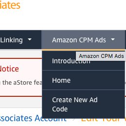 How To Add Your Site and Apps to your Amazon Associate Account