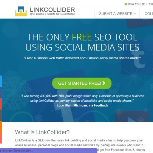 Building Social Traffic Through The Free Tool 'LinkCollider'