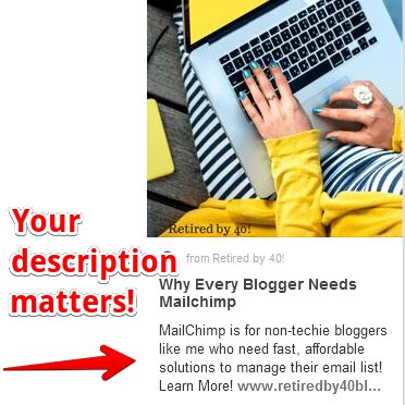 How to write Pinterest pin descriptions