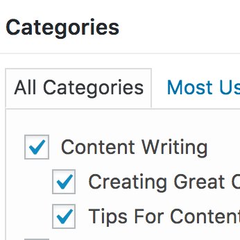 Categories - How to create a sub-category